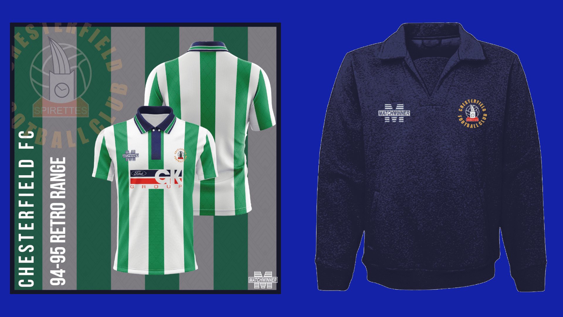 New retro merchandise available to purchase now! | Chesterfield FC