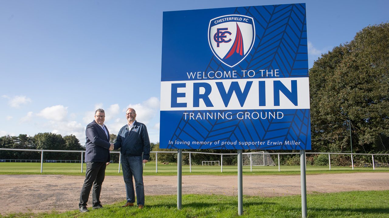 Erwin Training Ground footage | Chesterfield FC